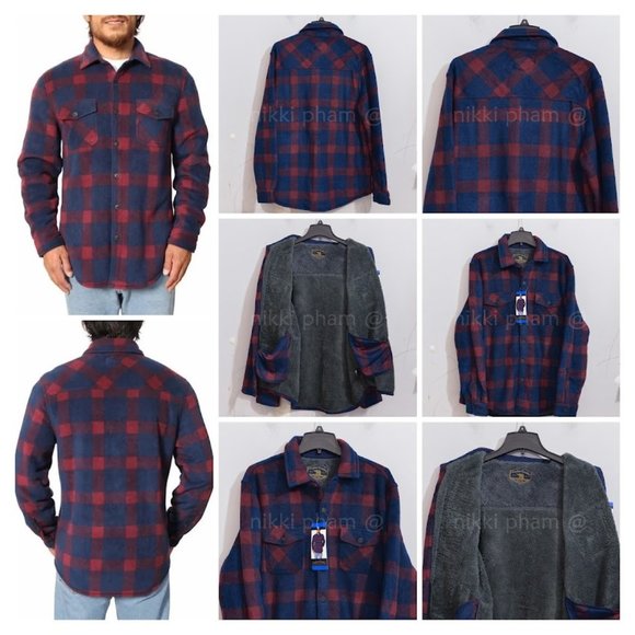 Freedom Foundry | Jackets & Coats | Mens Super Plush Shirt Jacket In ...